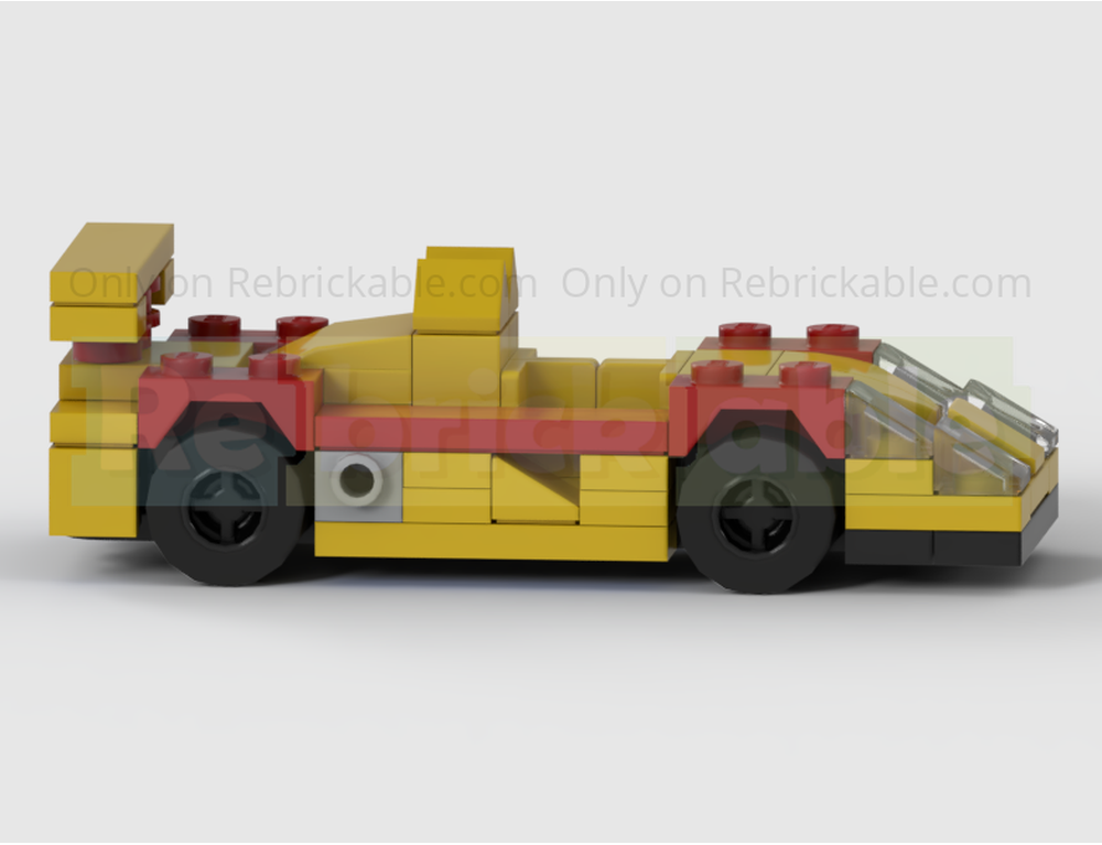 LEGO MOC Porsche RS Spyder LMP2 Racing Car - Half Speed Champions Scale ...