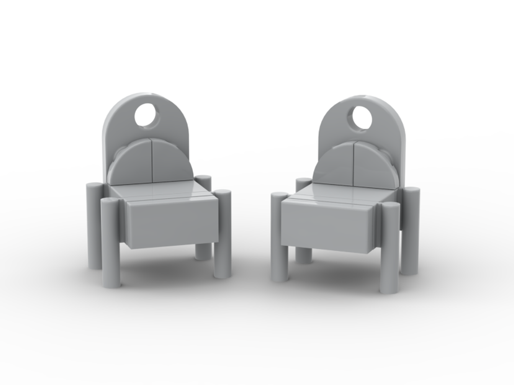 LEGO MOC Garden Chairs - Minifig Scaled by RYO Furniture Designs ...