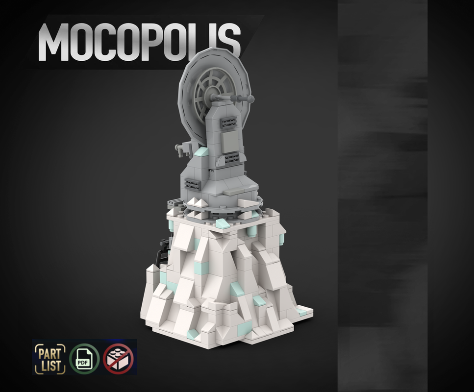 LEGO MOC SW Disc Turret on Hoth by MOCOPOLIS | Rebrickable - Build with ...