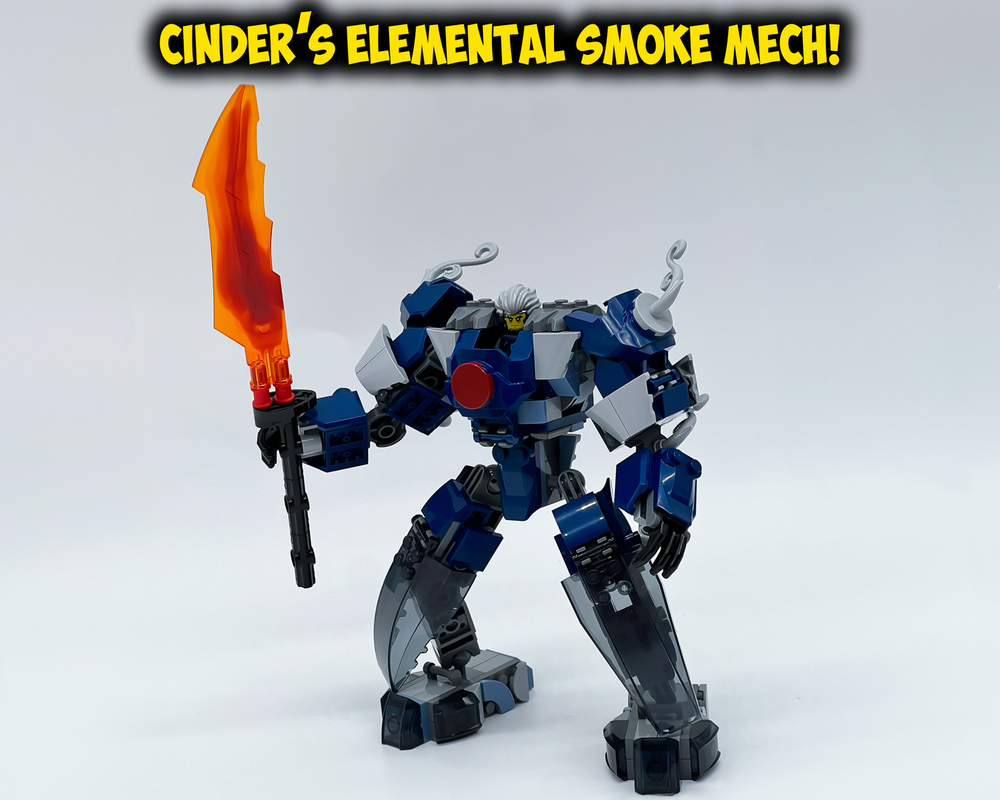 LEGO MOC Cinder's Elemental Smoke Mech by BricksByMind | Rebrickable ...