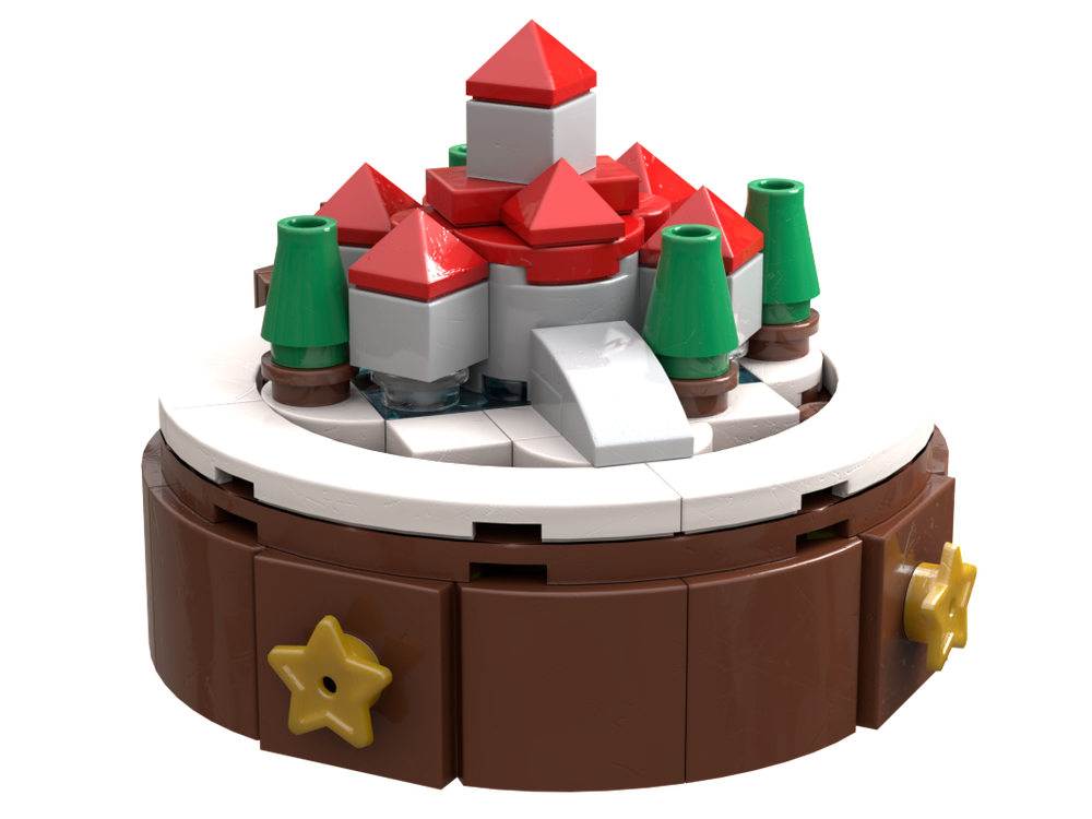 LEGO MOC Peach's Castle Snow globe. Super Mario 64. by tacotaco64™️ ...
