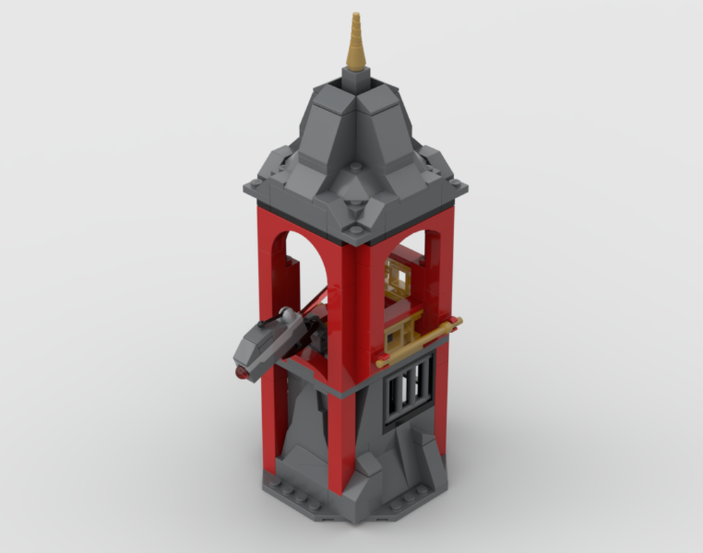 LEGO MOC Jail Tower by FlamingAssassin | Rebrickable - Build with LEGO