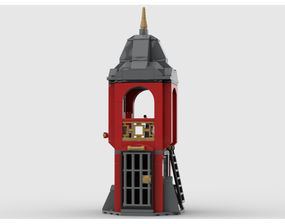 LEGO MOC Jail Tower by FlamingAssassin | Rebrickable - Build with LEGO