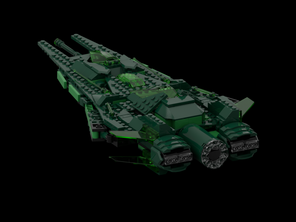 LEGO MOC Galactic Gator green spaceship by Dethark75 | Rebrickable ...