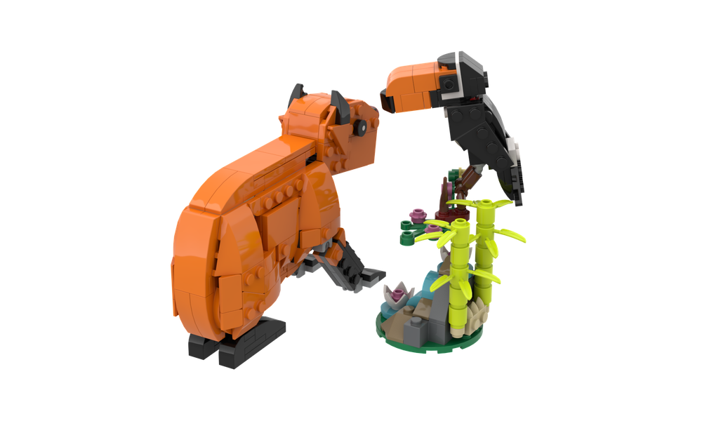 LEGO MOC Capybara by Jappelsap98 | Rebrickable - Build with LEGO