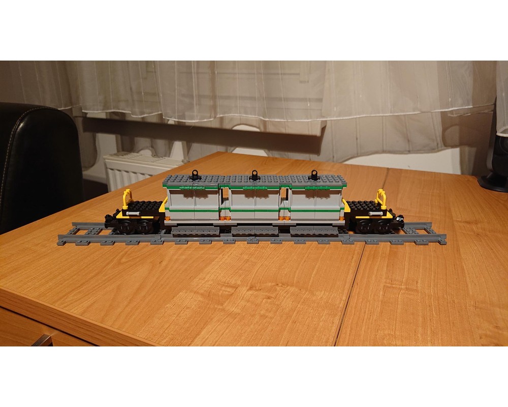 LEGO MOC Container Wagon by Gemiini | Rebrickable - Build with LEGO