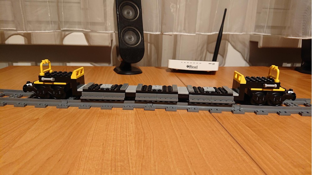 LEGO MOC Container Wagon by Gemiini | Rebrickable - Build with LEGO