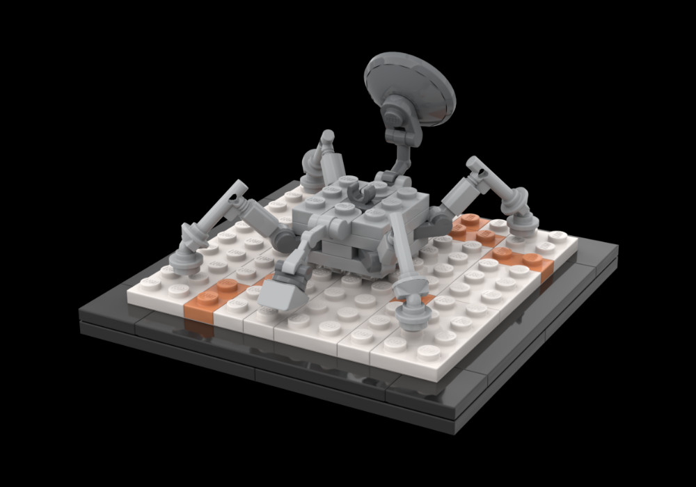 Lego Moc Europa Lander Spacecraft By Orchardbuilds Rebrickable