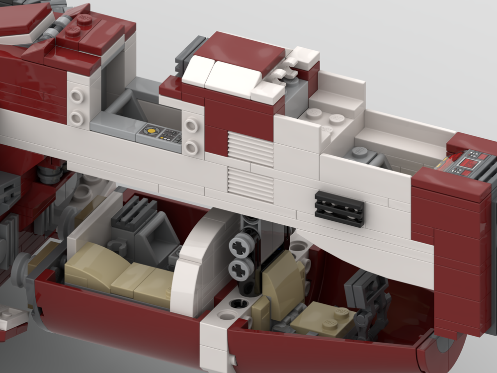LEGO MOC Republic Cruiser (Radiant VII) V2 by Col_Oneill | Rebrickable ...