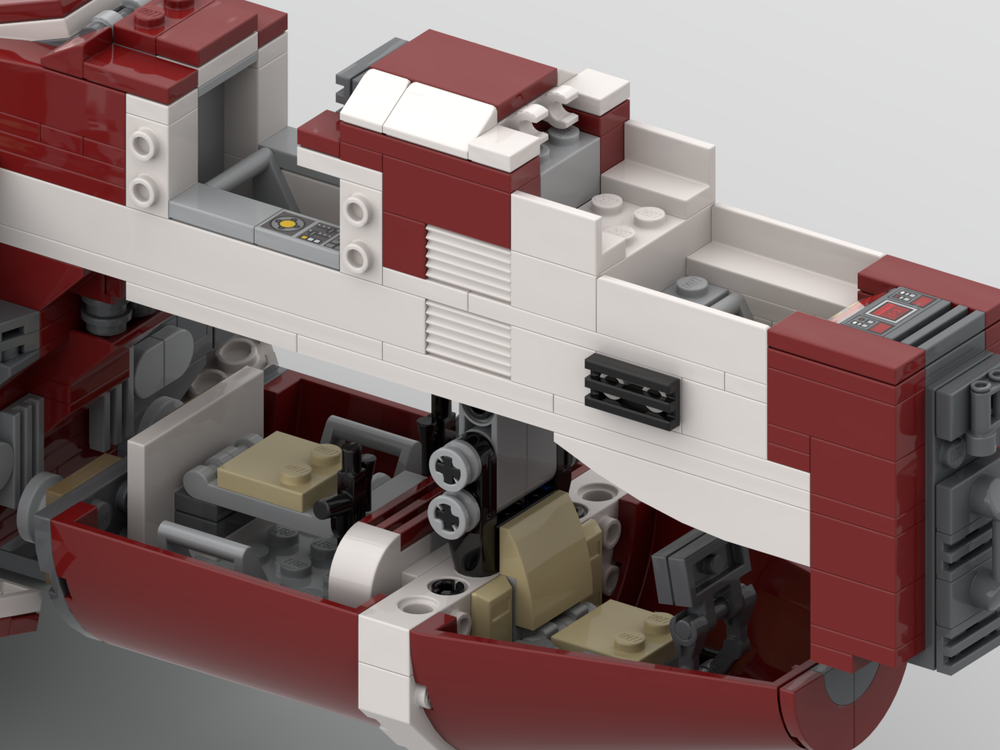 LEGO MOC Republic Cruiser (Radiant VII) V2 by Col_Oneill | Rebrickable ...