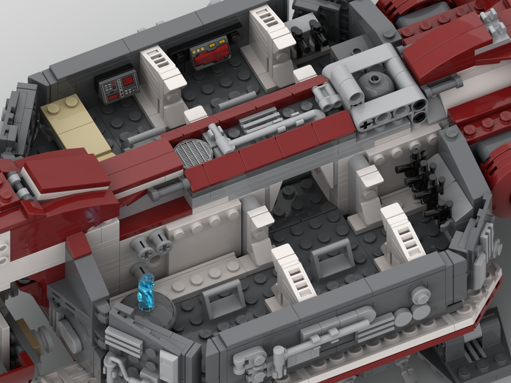 LEGO MOC Republic Cruiser (Radiant VII) V2 by Col_Oneill | Rebrickable ...