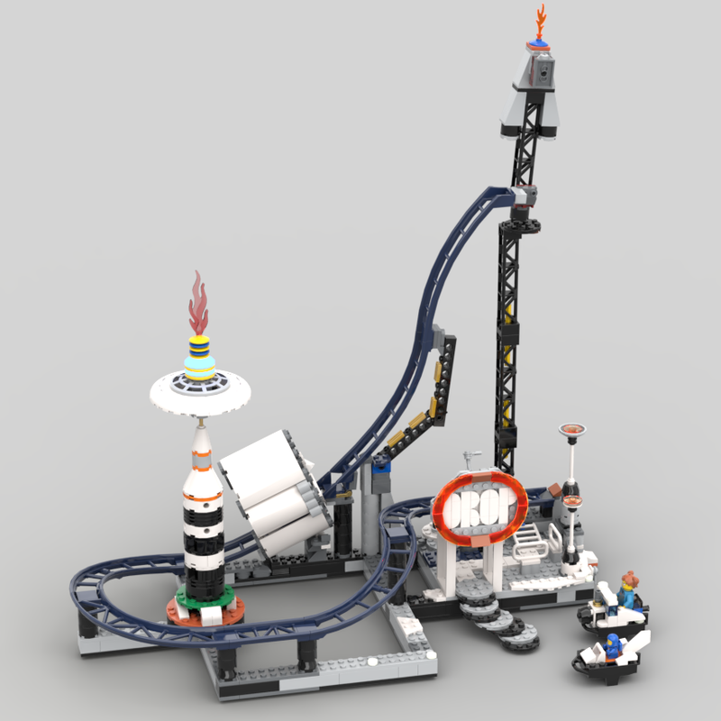 LEGO MOC 31142 Drop Coaster 2.0 by crazy8ron | Rebrickable - Build with ...