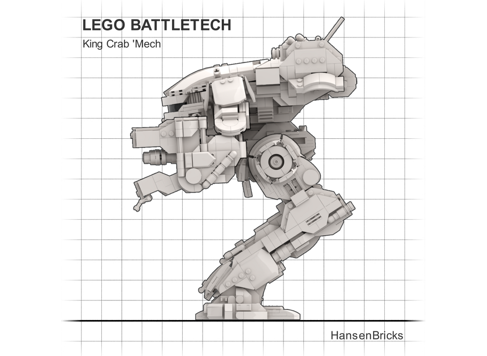 LEGO MOC Battletech (Mechwarrior) King Crab Mech by Hansen_Bricks ...
