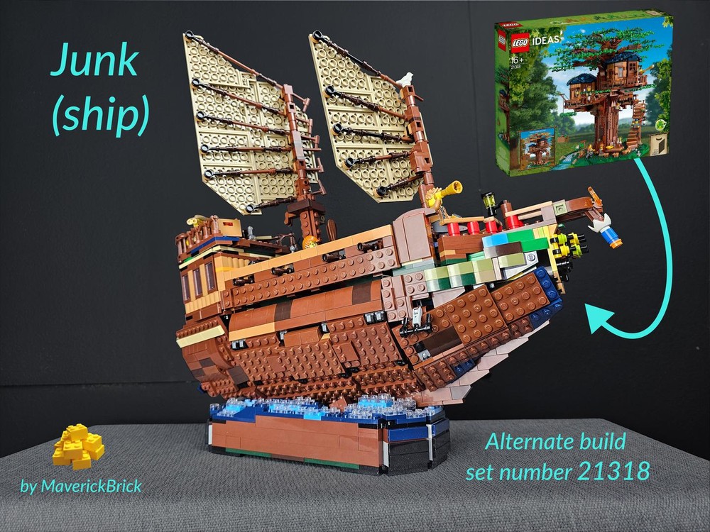 LEGO MOC Junk (ship) 21318 "Tree House" alternate build by ...