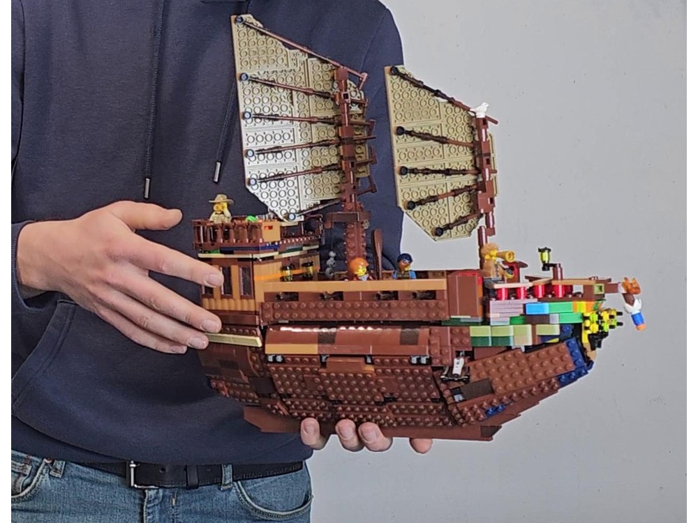 Lego Moc Junk Ship 21318 Tree House Alternate Build By