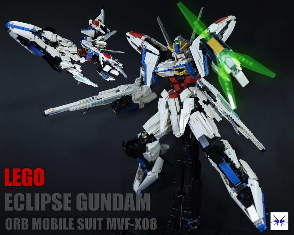 LEGO MOC LEGO Eclipse Gundam MVF-X08 (Transformable Mobile Suit) by Demon1408 | Rebrickable ...