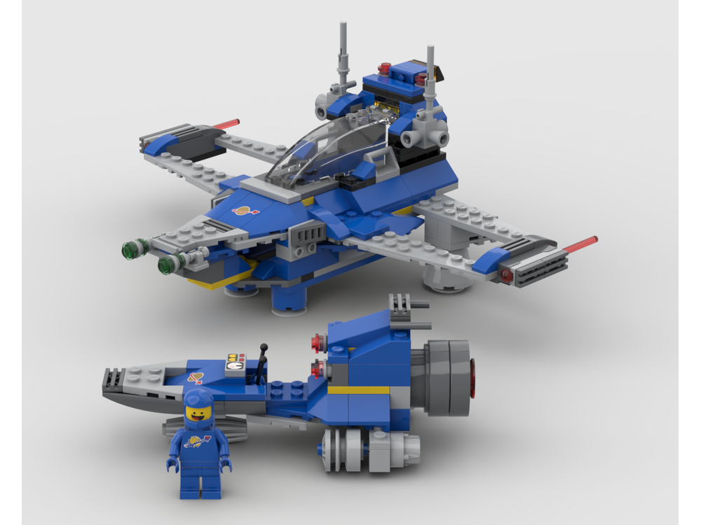 LEGO MOC Cosmic Cruiser 6890 Revamped by Joris194 | Rebrickable - Build ...