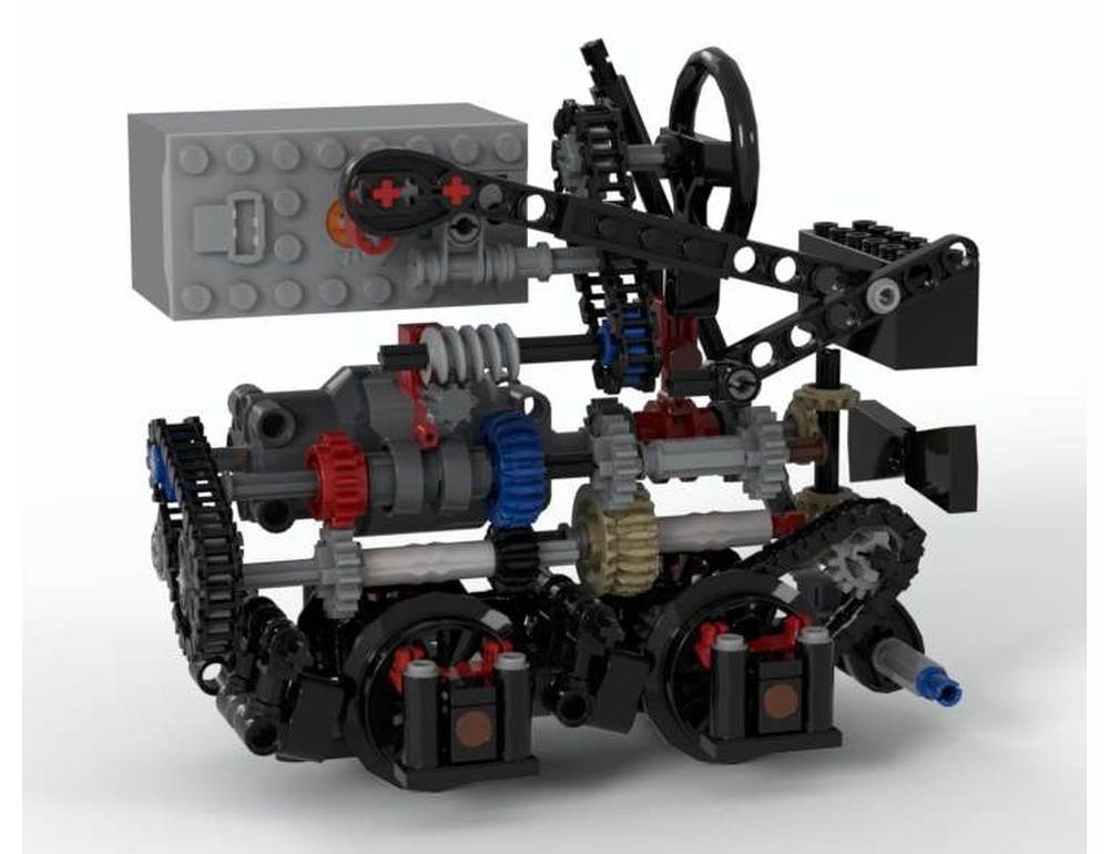 LEGO MOC Field railway diesel locomotive based on LKM Ns 1 (with ...