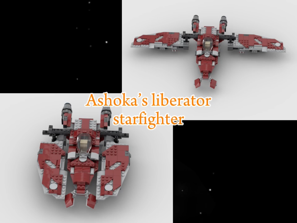 LEGO MOC Ahsoka's liberator starfighter|75362 striker-class alt build ...