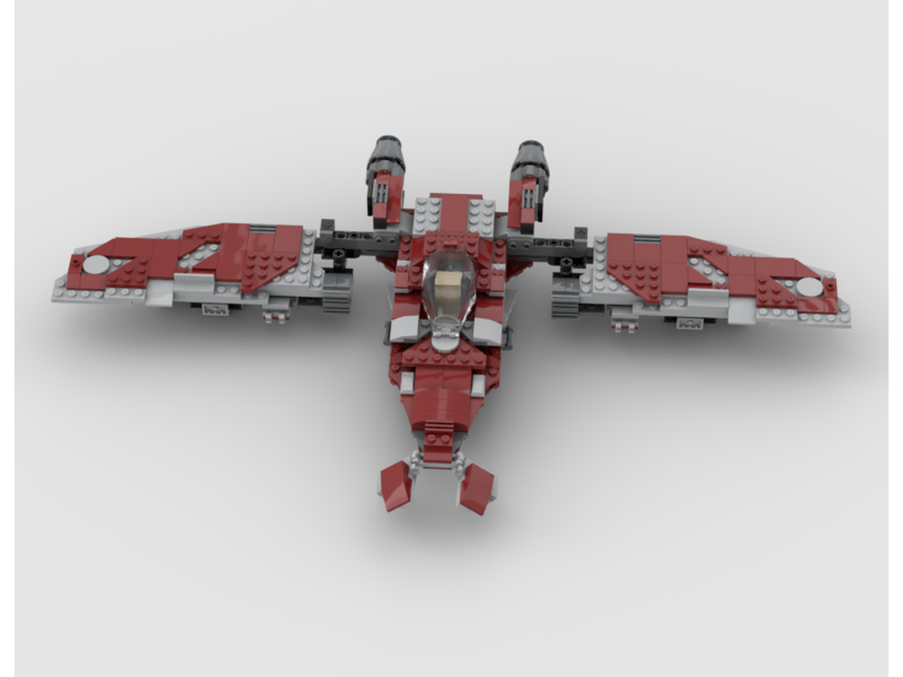 LEGO MOC-202687 Ahsoka's liberator starfighter|75362 striker-class alt ...