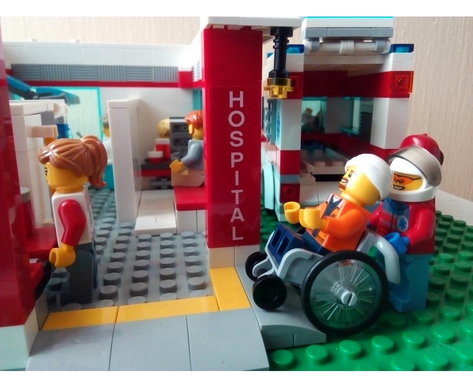 LEGO MOC LEGO® City Hospital - 60204 MOC by purplehaze | Rebrickable ...