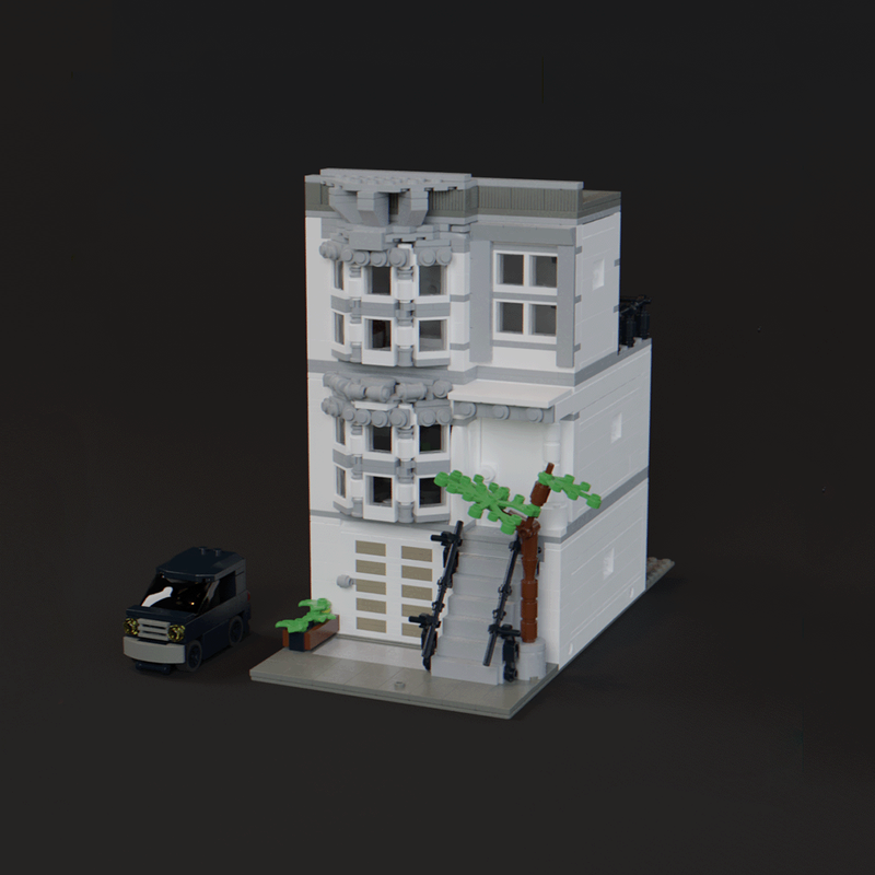 LEGO MOC Row House Modular Building by CubesCustoms | Rebrickable ...