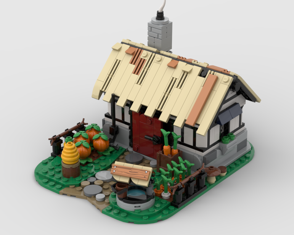 LEGO MOC Small medieval farmhouse by solidhippo | Rebrickable - Build ...