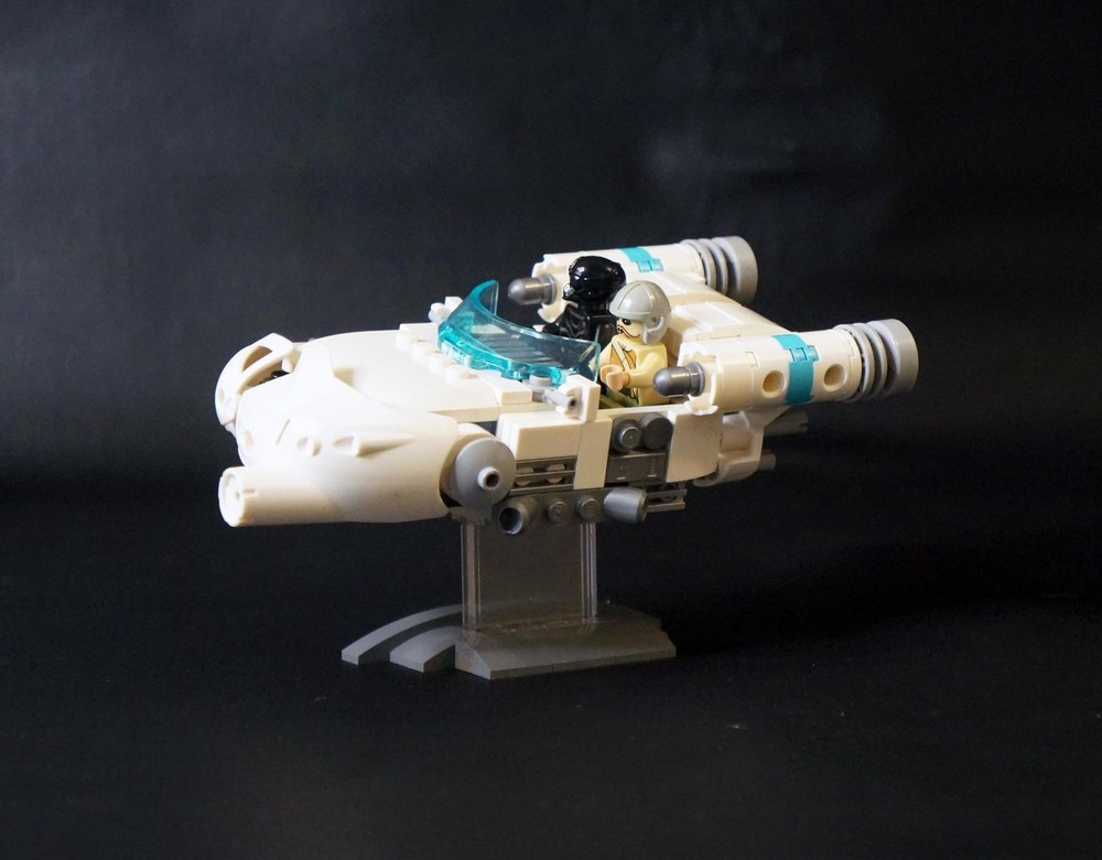 LEGO MOC Star Wars Land Speeder Part Usage Experiment by Paulmanaitor ...