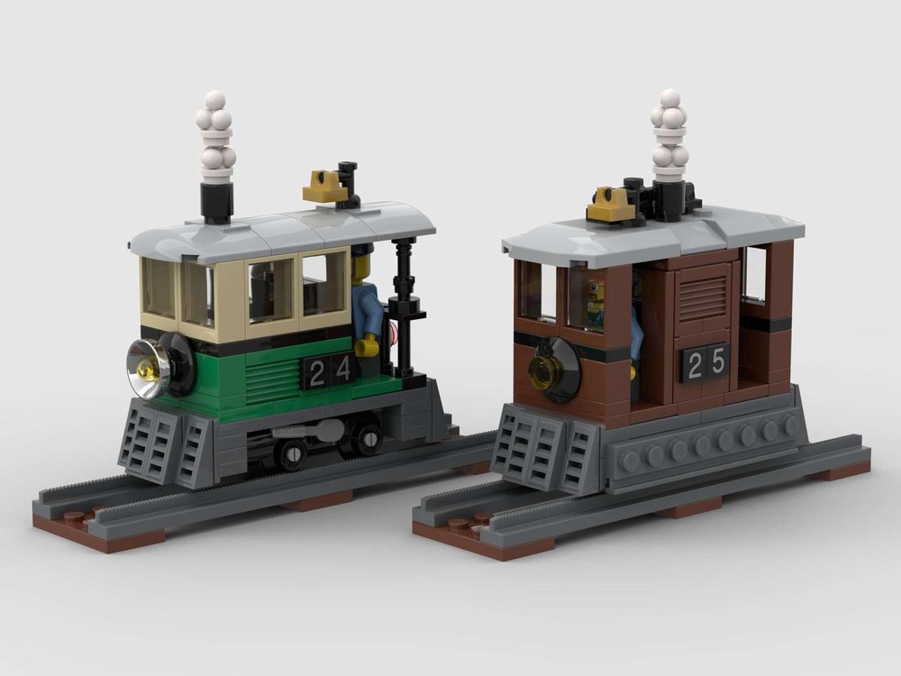 LEGO MOC Brickticks Engine Works Class 6 American Steam Dummy & Class 7 ...