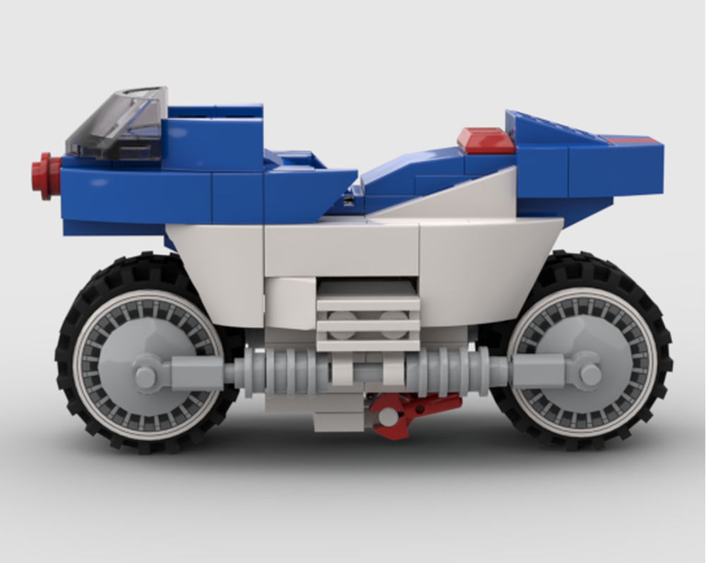 LEGO MOC-202709 M.A.S.K. BANDIT / BULLET Transformable Street Bike ...