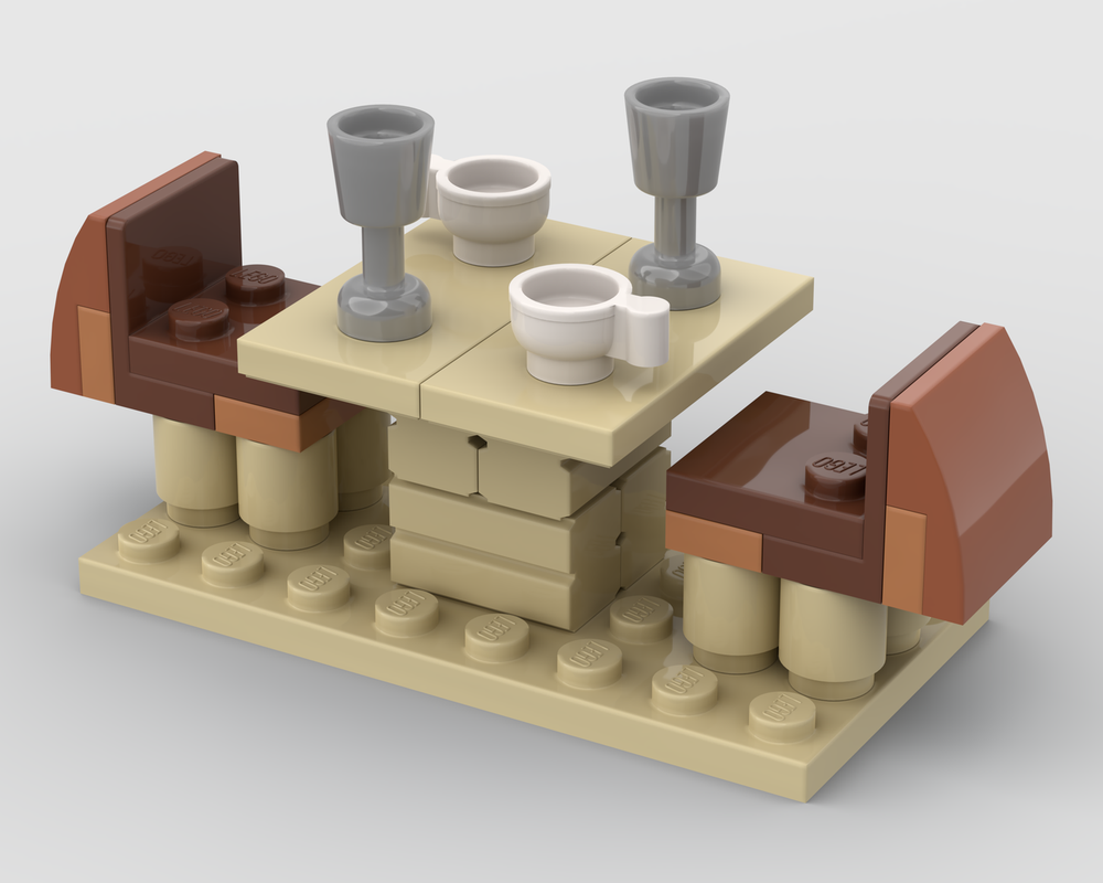 LEGO MOC 76382 table by Duesenjaeger91 | Rebrickable - Build with LEGO