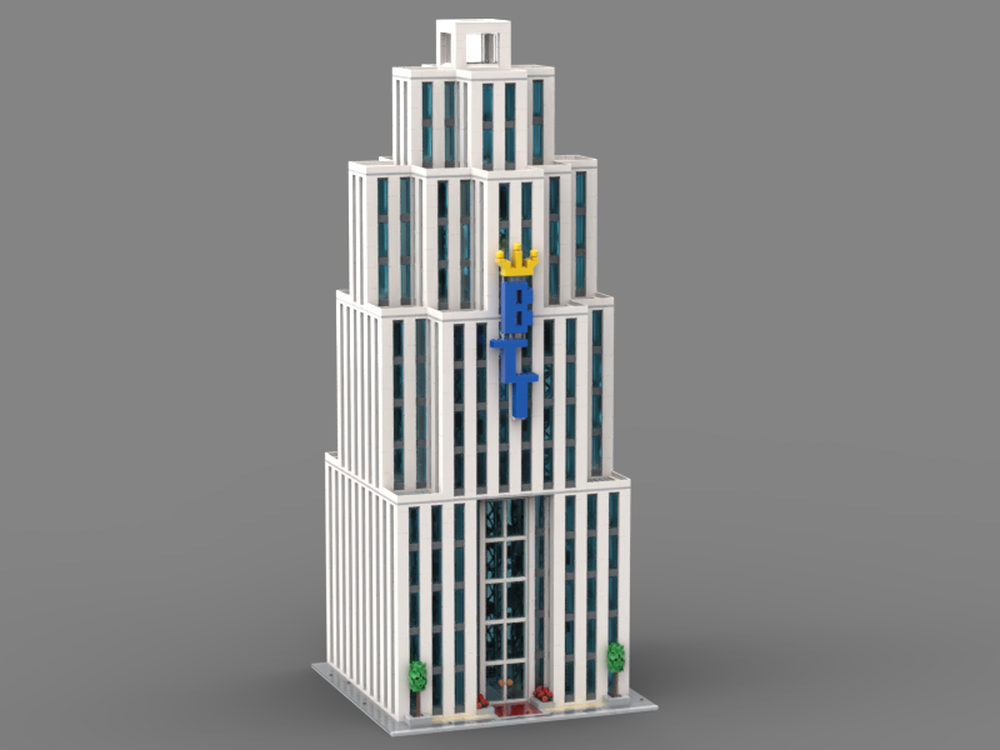 LEGO MOC Huge Skyscraper, BTT Plaza Hotel by Brick North | Rebrickable ...