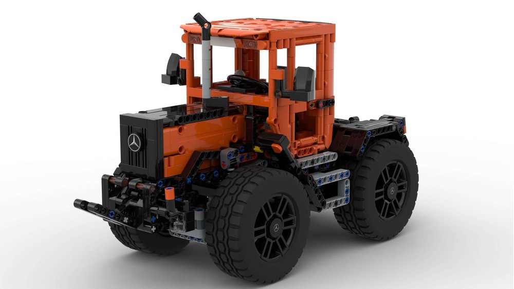 LEGO MOC 42177 MB Trac 1100 with 8 Attachments by lars_4444 ...