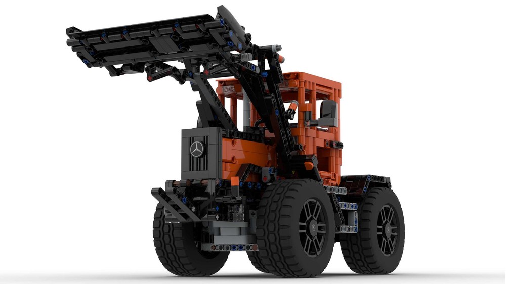LEGO MOC 42177 MB Trac 1100 with 8 Attachments by lars_4444 ...