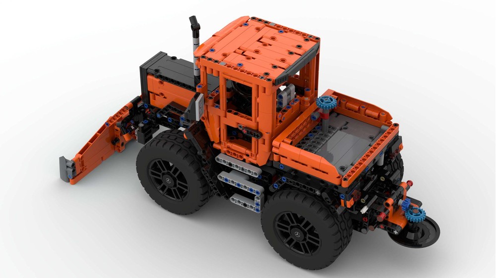 Lego Moc 42177 Mb Trac 1100 With 8 Attachments By Lars4444