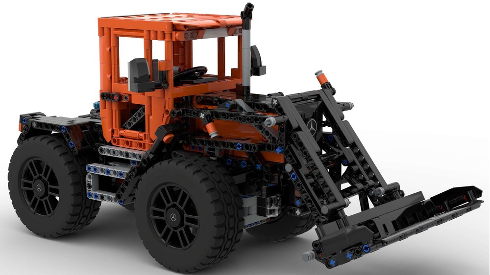 LEGO MOC 42177 MB Trac 1100 with 8 Attachments by lars_4444 ...