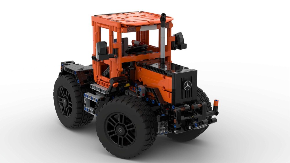 LEGO MOC 42177 MB Trac 1100 with 8 Attachments by lars_4444 ...