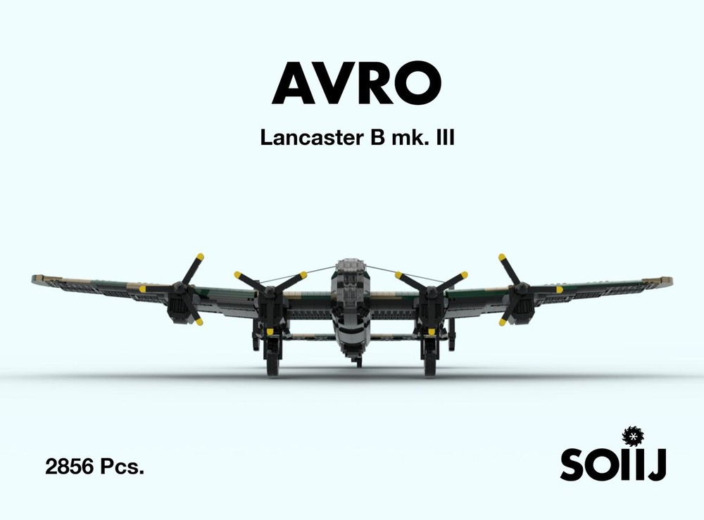 LEGO MOC Avro Lancaster B Mk.III - four engine bomber 1:35 by Soiij ...