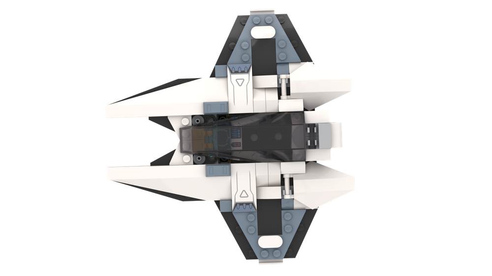 Lego Moc Interstellar Fang Fighter Light 60430 Alternative By