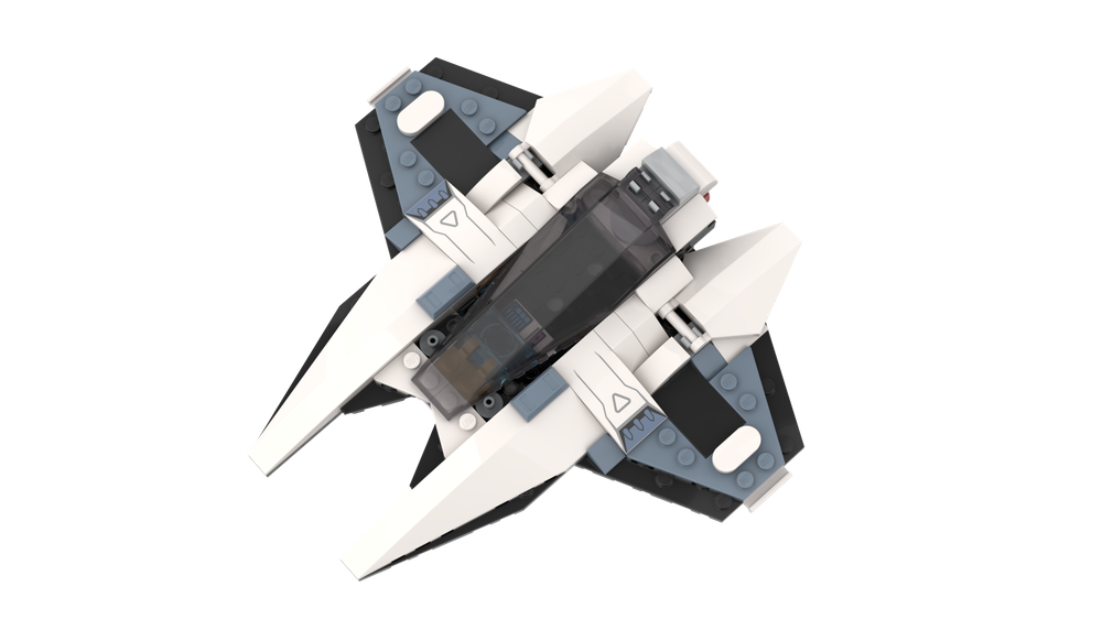 Lego Moc Interstellar Fang Fighter Light 60430 Alternative By