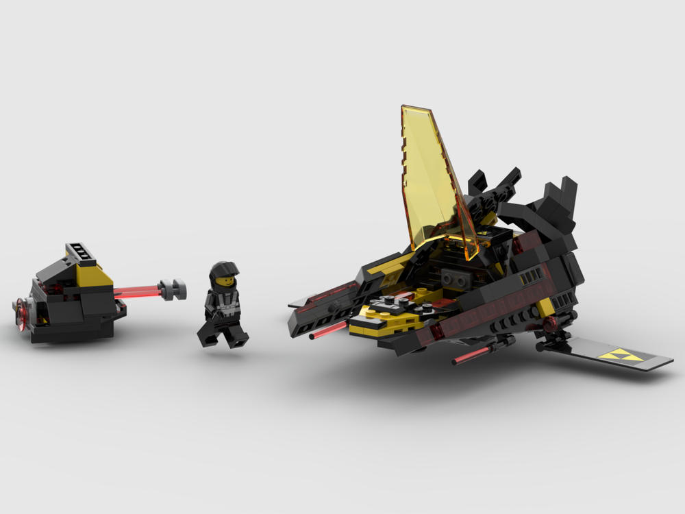 Lego Moc Blacktron Far Travel Ship By Brelha Rebrickable Build With