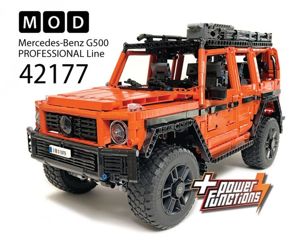 LEGO MOC 42177 Mercedes-Benz G500 PROFESSIONAL Line RC MOD for Power ...