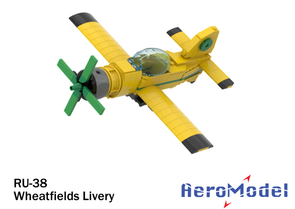 LEGO MOC RU-38 [Wheatfields Livery] by Shturmovik | Rebrickable - Build ...