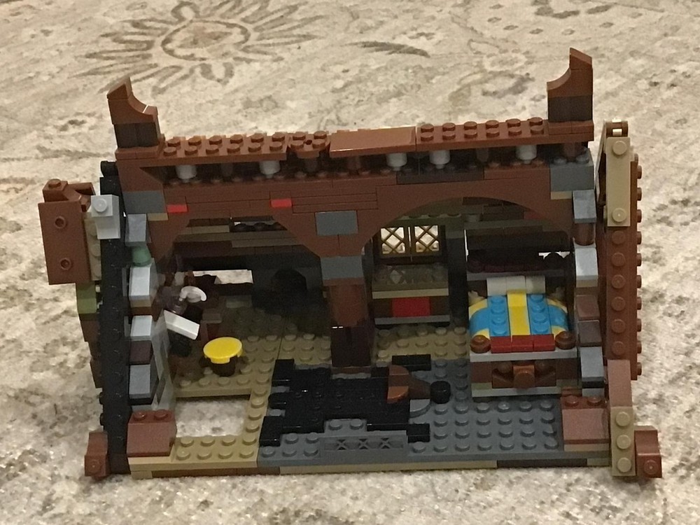 LEGO MOC 10332 Medieval Blacksmith by DnDBrickinBros | Rebrickable ...