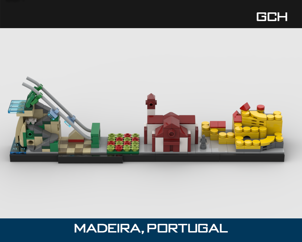 LEGO MOC Architecture Funchal Madeira Portugal Skyline by GCh ...