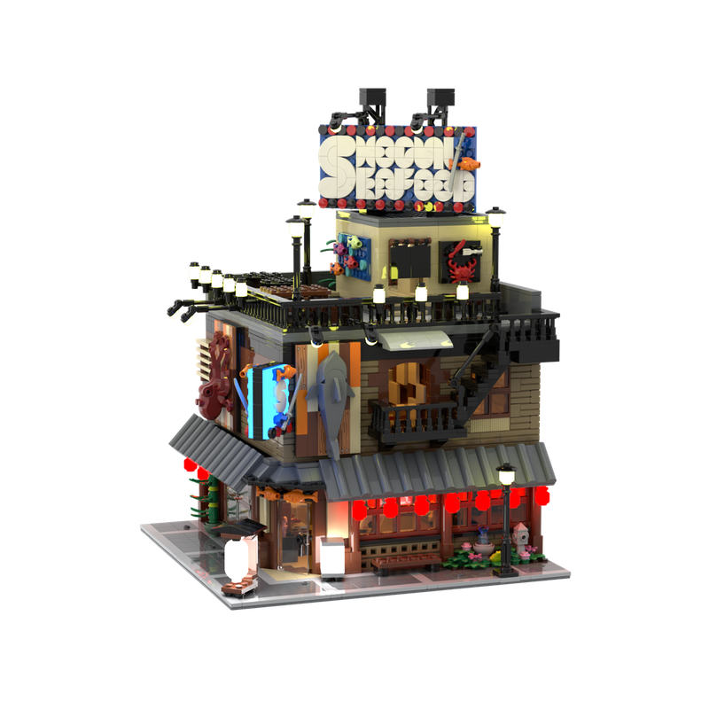 LEGO MOC Shogun Seafood Restaurant by porklegoguy | Rebrickable - Build ...
