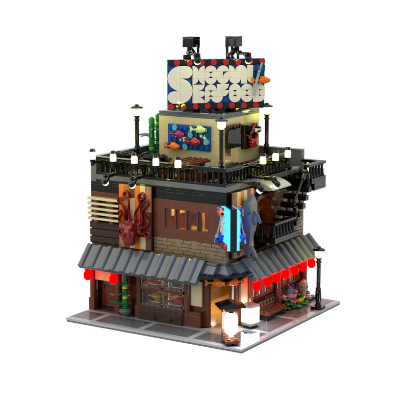 LEGO MOC Shogun Seafood Restaurant by porklegoguy | Rebrickable - Build ...