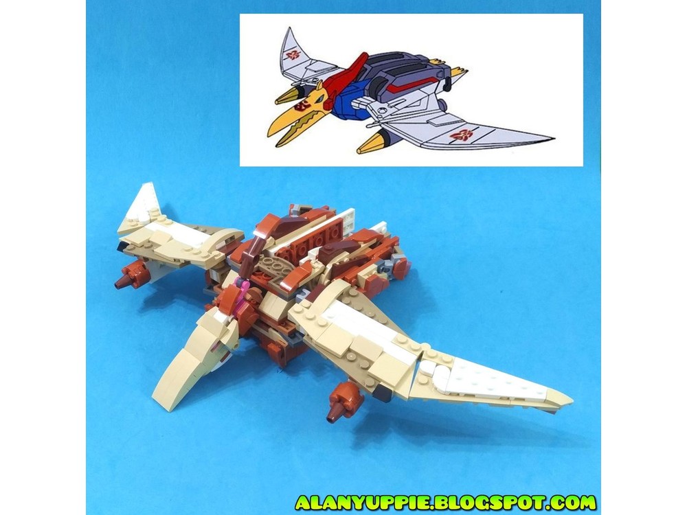 LEGO MOC Dinobot Swoop (Transformer Pteranodon) using LEGO Creator ...