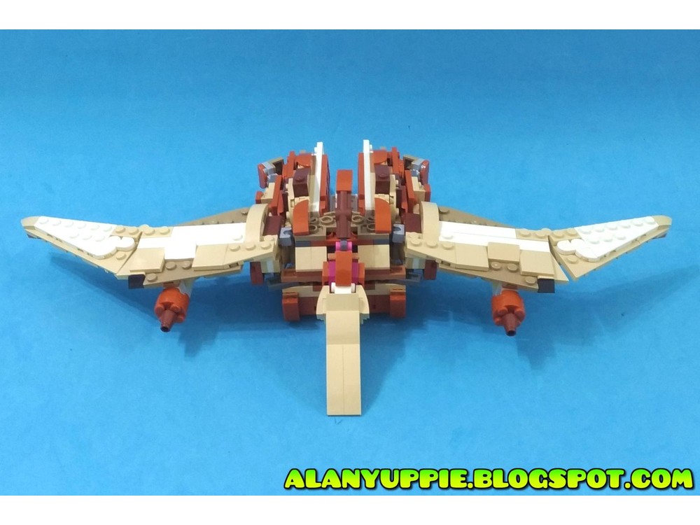 LEGO MOC Dinobot Swoop (Transformer Pteranodon) using LEGO Creator ...