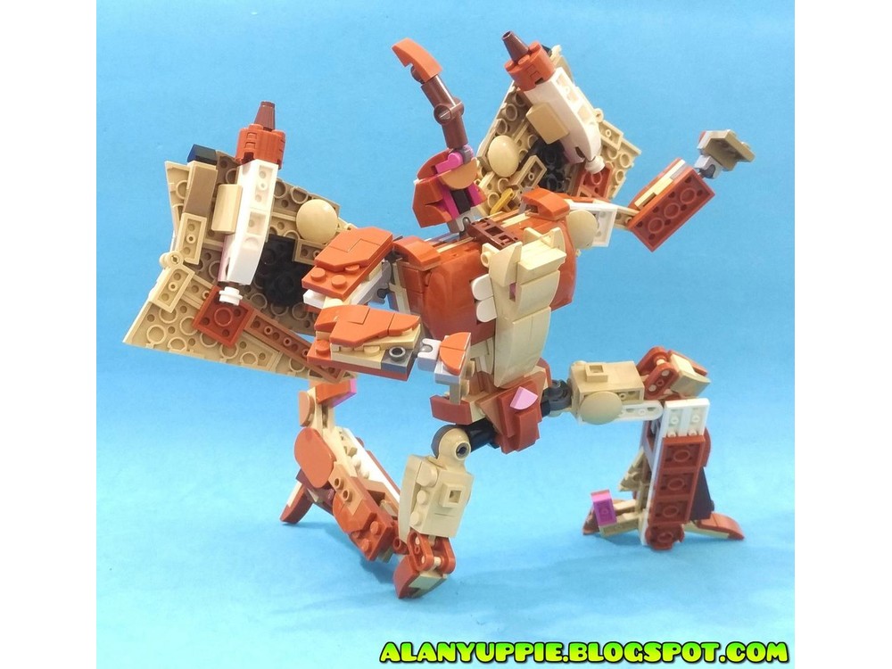 LEGO MOC Dinobot Swoop (Transformer Pteranodon) using LEGO Creator ...